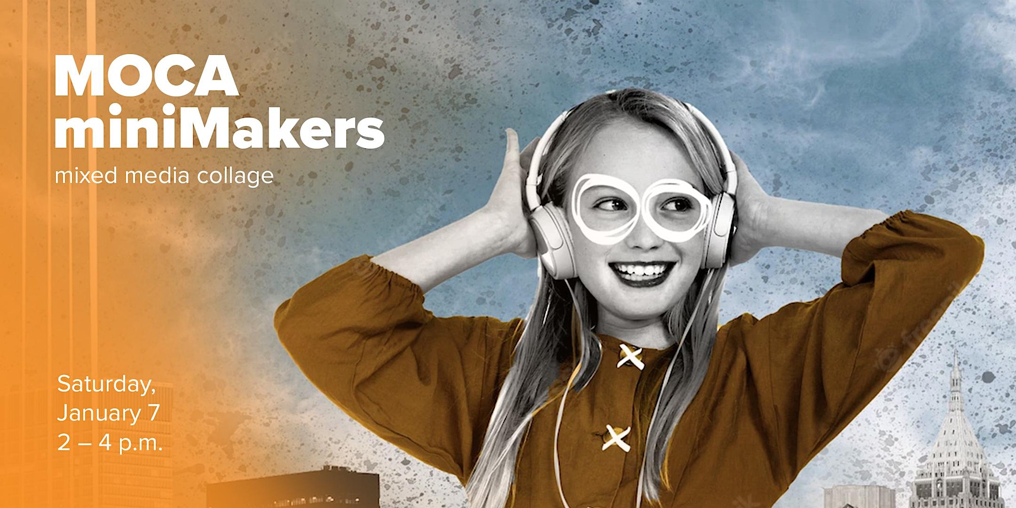 MOCA miniMakers - Mixed Media Collage - Miami Calendar